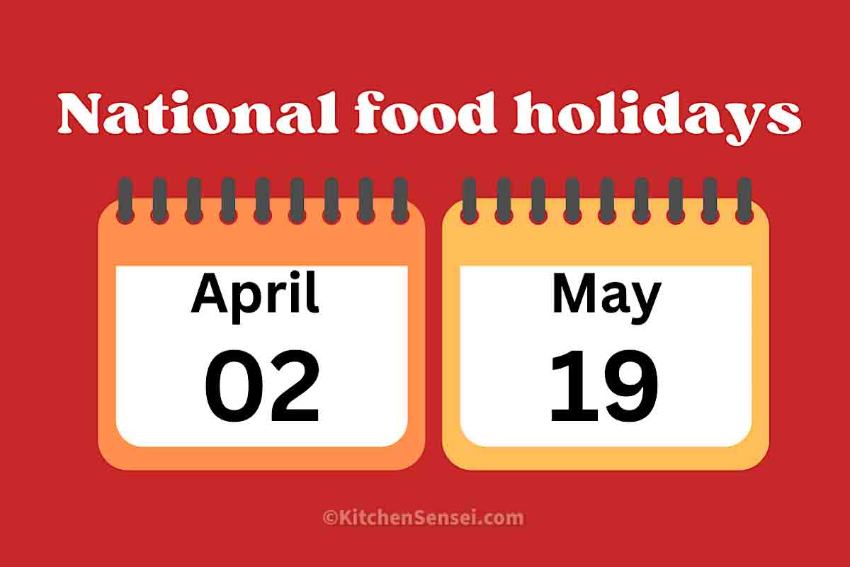 National food holidays - kitchen Sensei