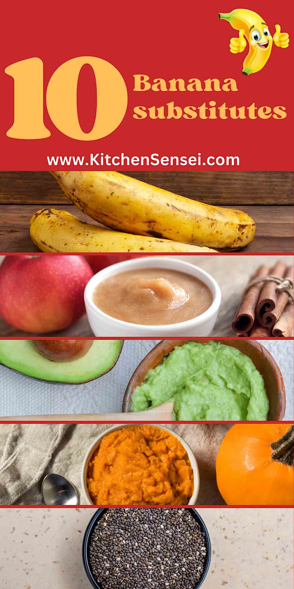 10 Banana Substitutes - kitchen Sensei